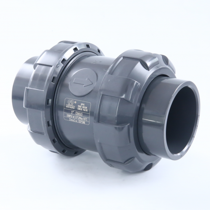2 Inch Double Union Ball Valve PVC Hydraulic 4 Inch Pvc Check Valve