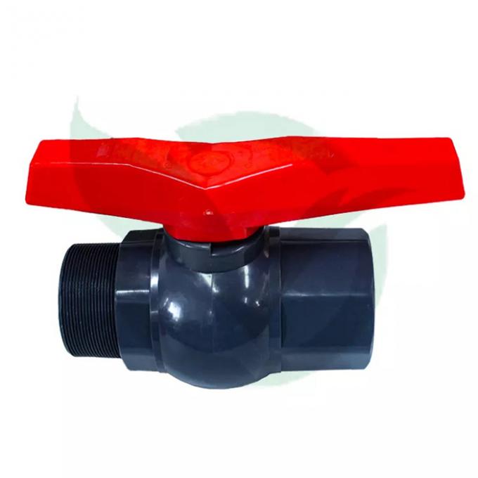 Black Plastic Blocking PVC Shut Off Valve Water Shut Off Valve For ...